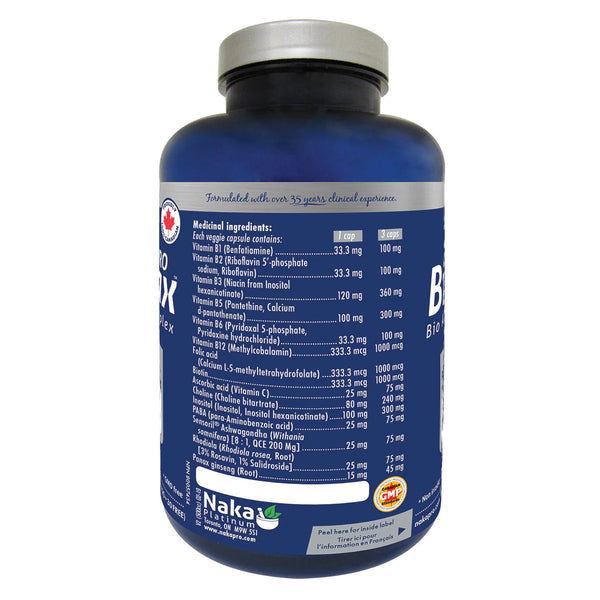 Buy Naka Platinum Biomax B Complex Online in Canada | Free Ship $40 ...